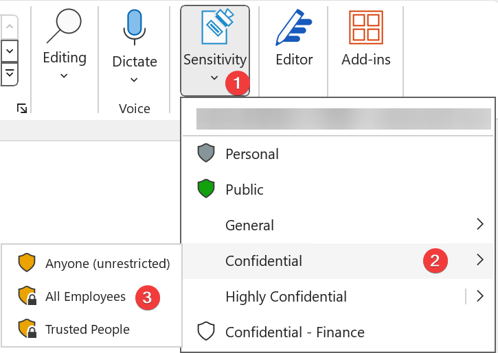 Assign a default sublabel within a sensitivity label hierarchy – Michel ...